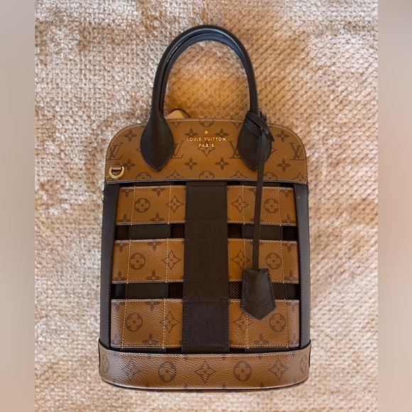 Louis Vuitton | Bags | Louis Vuitton Tressage Tote Rare Reverse ...
